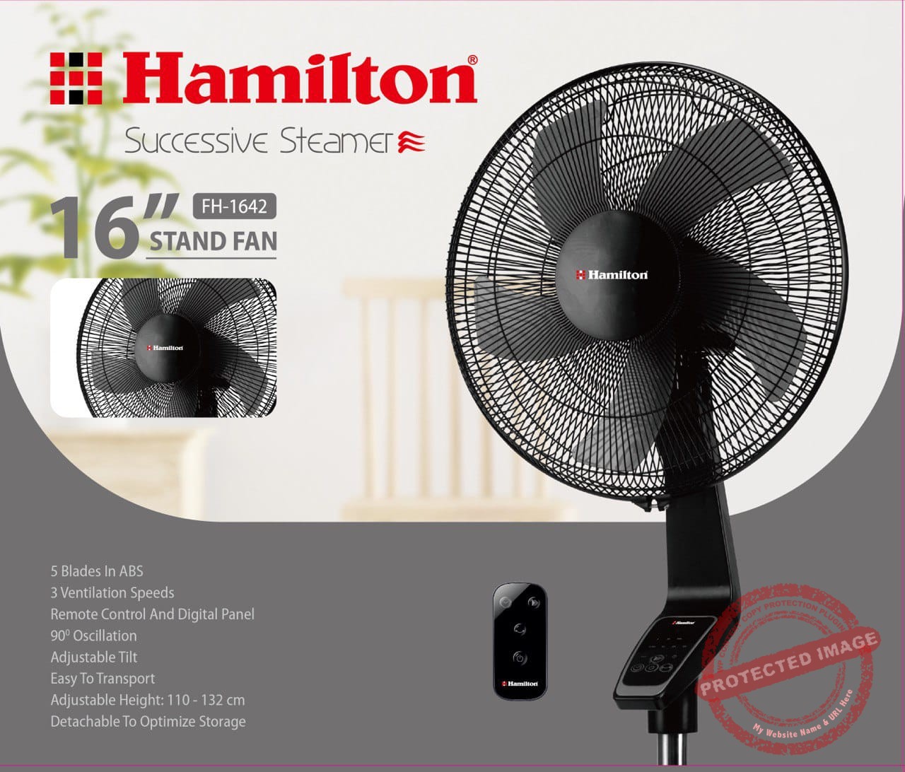 پنکه همیلتون مدل FH-1642 در - ۶۸کالا